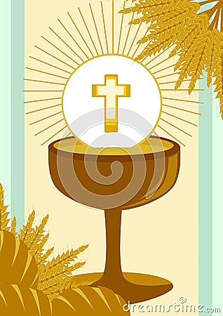 First Holy Communion Cartoon Vector | CartoonDealer.com #48770623