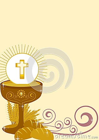 First Holy Communion Cartoon Vector | CartoonDealer.com #48772033