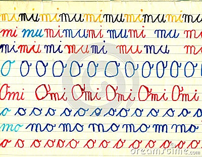 First Letters Stock Photography - Image: 6757122