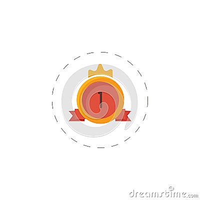 First Position Illustration On White Background. First Position Clipart ...