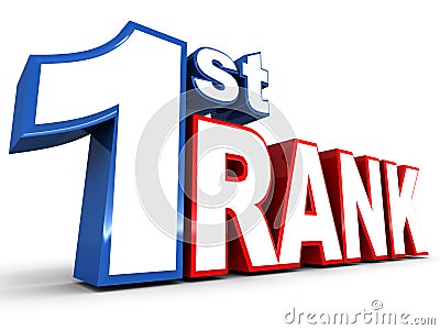 First Rank Stock Illustration - Image: 44591067