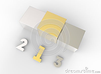 First, Second And Third Place Podiums Royalty-Free Stock Image ...