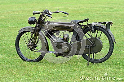 First World War Motorbike Stock Photo - Image: 40728447