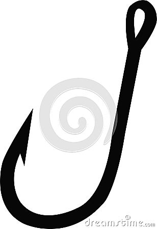 Fish Hook Jpg Image With Svg Vector Cut File For Cricut And Silhouette ...