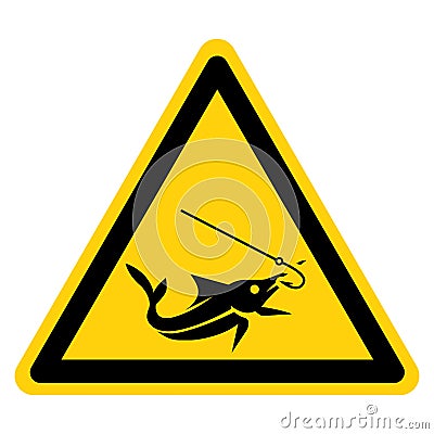 Fishing Area Symbol Sign ,Vector Illustration, Isolate On White ...