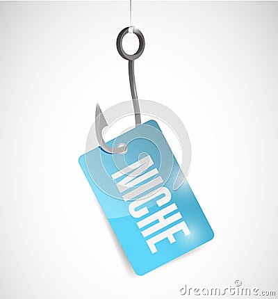 Fishing For A Niche. Illustration | CartoonDealer.com #36205932