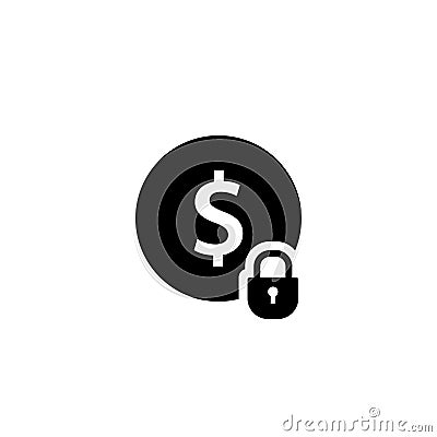 Fixed Costs Silhouette Icon Vector Illustration | CartoonDealer.com ...
