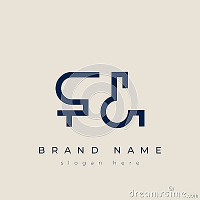 FL Alphabet Letter Icon Logo Vector Illustration | CartoonDealer.com ...