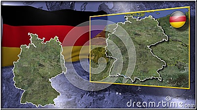 Germany Infographic Animation Map Stock Video - Video of district ...