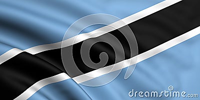 Flag Of Botswana Stock Image - Image: 5513751