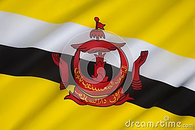 Flag Of Brunei - Borneo Royalty Free Stock Photos - Image: 38486328