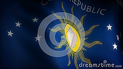 Flag of Florida Key West stock footage. Video of moving - 189805792