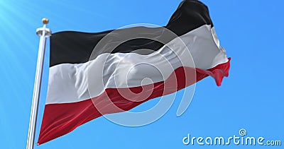 Flag of German Reich. Loop stock footage. Video of europe - 247471028
