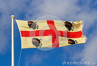 The Flag Of Sardinia Royalty Free Stock Photo - Image: 31243745