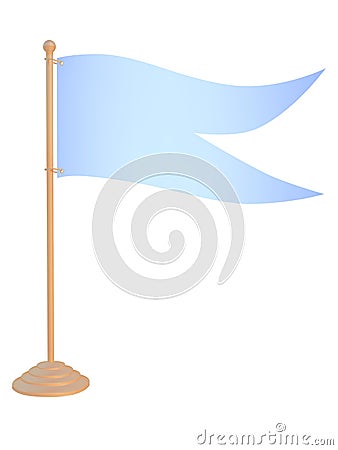 Flags On Stand. Cartoon Vector | CartoonDealer.com #39348775