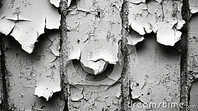 Flaking Paint Reveals Weathered Surface Texture Stock Image ...