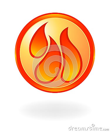 Flame Symbol Royalty Free Stock Photos - Image: 6314228
