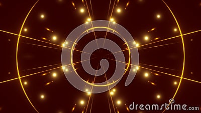 Flashing Gold Light and Particles, Loop Stock Footage - Video of ...