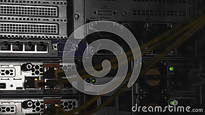 Flashlight and Shadows in Server Room, Hacking of Data Center ...