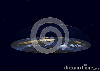 Flat Earth View, Myths And Legends. Discworld, A Parallel Universe ...