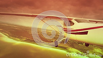 Flight on a Private Jet, POV Stock Footage - Video of commercial ...