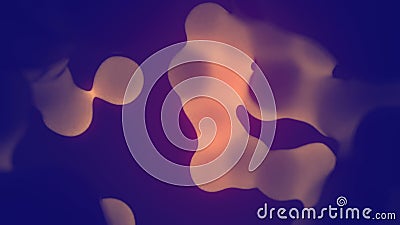 Floating Glowing Liquid Blobs Look Like a Lava Lamp. 3d Rendering Loop Animation Stock Video ...