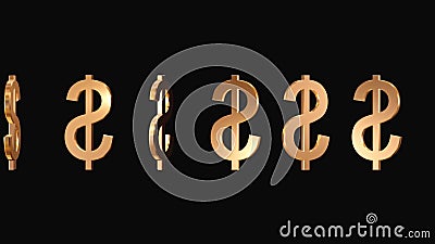 Floating US dollar signs stock footage. Video of australia - 112519422