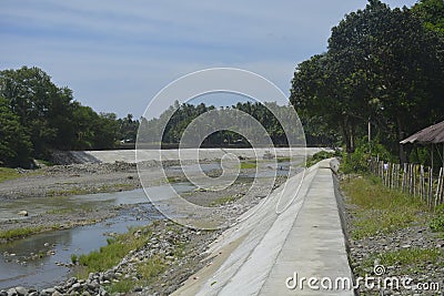 Flood Control System Located At Digos River, Digos City, Davao Del Sur ...