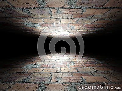 Floor And Ceiling Made Of Bricks Background Texture Stock Photography ...