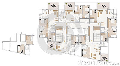 Floor Plan Royalty-Free Cartoon | CartoonDealer.com #14219228