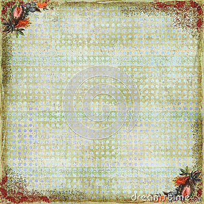 Floral Art Scrapbook Background Royalty Free Stock Photo - Image: 3892075