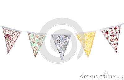 Floral Bunting Stock Photo - Image: 44435052