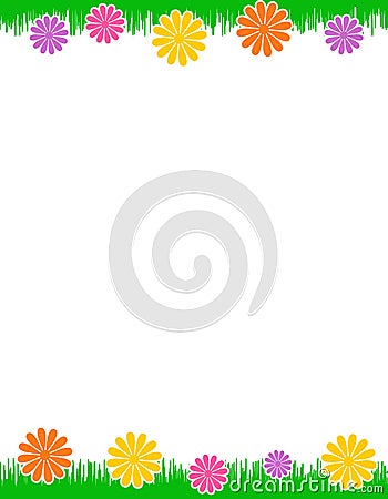 Floral Header And Footer Stock Photos - Image: 6943843