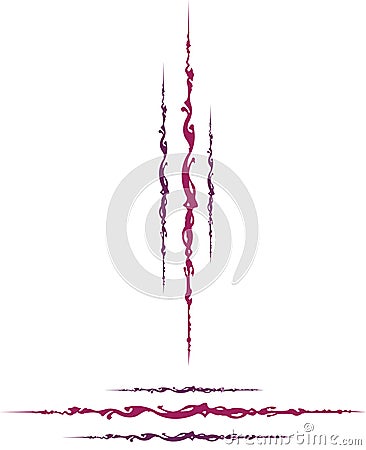 Floral Page Break Royalty Free Stock Photo - Image: 3971175