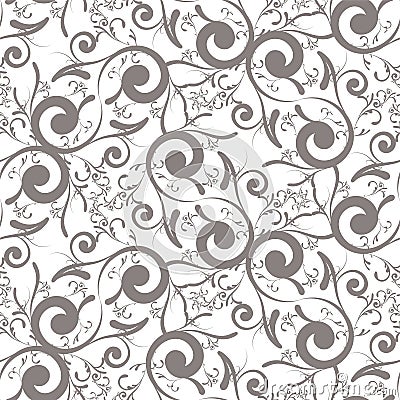 Floral Tile Blk Royalty Free Stock Image - Image: 4839506