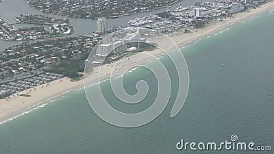 Florida Coastline Aerial View Stock Video - Video of destination ...
