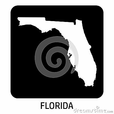 Florida Map Icon Stock Photo | CartoonDealer.com #190687872
