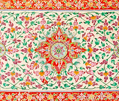 Flower Pattern Tile Texture Royalty-Free Stock Photo | CartoonDealer ...