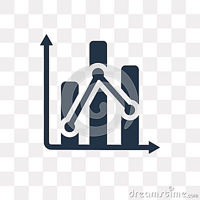 Fluctuation Vector Icon Isolated On Transparent Background, Fluctuation ...