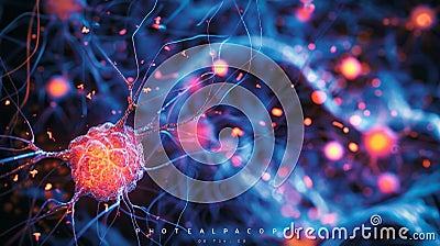 A Fluorescent Microscopy Image Showing The Migration Of Cancer Cells ...