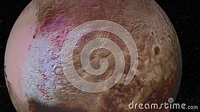 Fly Around the Pluto Orbit in Space Stock Video - Video of celestial ...