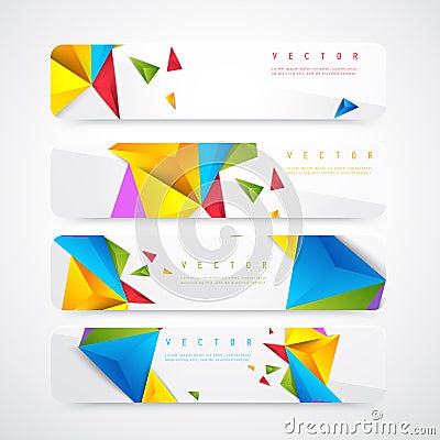 Flyer Template Header Design Stock Vector - Illustration of magazine ...