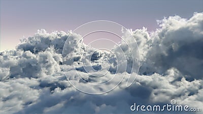Flying through the Cinematic Clouds Background Loop Version 01 Stock ...