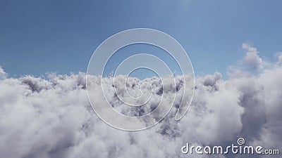 Flying in the Cinematic Clouds 01 Stock Footage - Video of dolly, blue ...