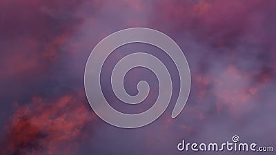 Flying in the Cinematic Sunset Clouds 01. Motion Background Loop Stock ...