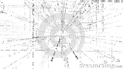 Flying Elements Counting Numbers Stock Footage - Video of developer ...