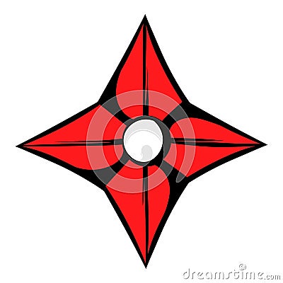 Flying Knife Icon, Icon Cartoon Vector Illustration | CartoonDealer.com ...