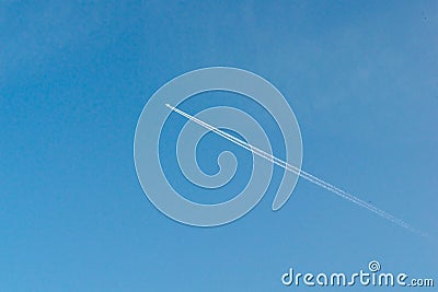 Flying Plane Texture Background On Blue Sky Background Royalty-Free ...