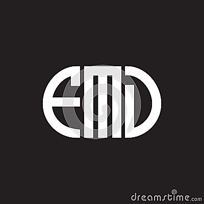 FMD Letter Logo Design On Black Background. FMD Creative Initials ...