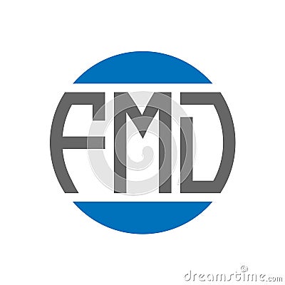 FMD Letter Logo Design On White Background. FMD Creative Initials ...
